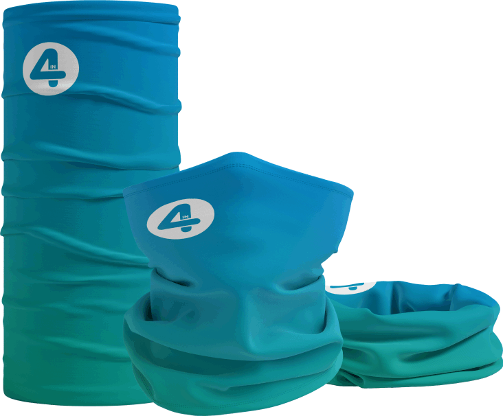 Custom Neck Gaiters Bulk Order from $2.85