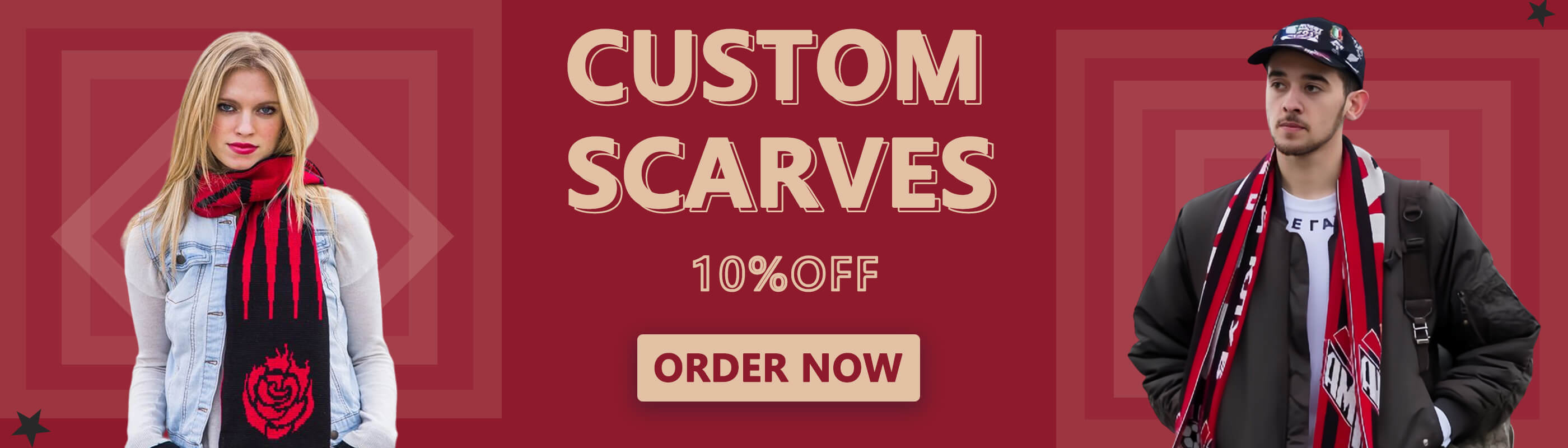 Custom Scarves Bulk from $9.50 | Custom Soccer Scarves