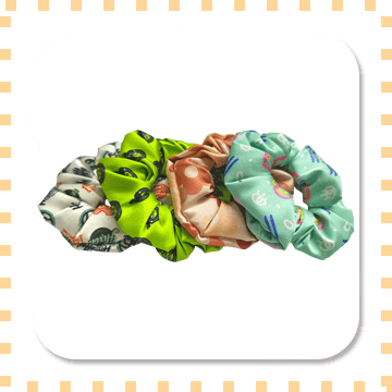 Custom Scrunchies Bulk from $2.49 | Hair Scrunchies