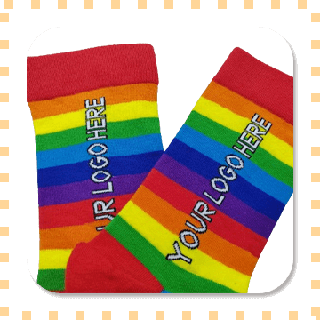 Bulk Custom Socks with Logo from $5.99