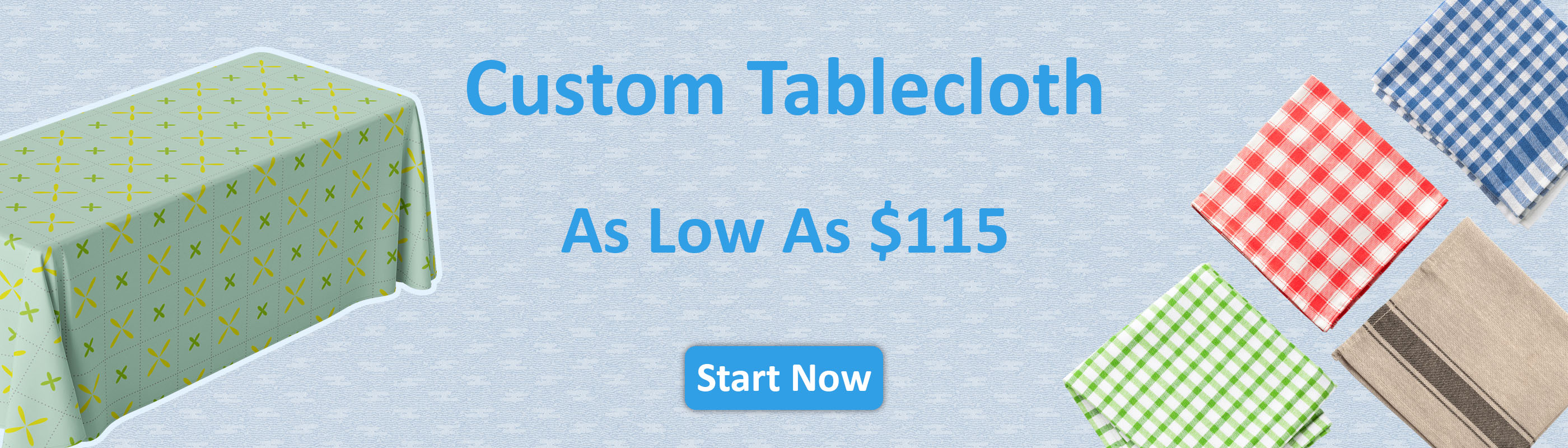 Custom Tablecloths | Table Covers | Table Throws