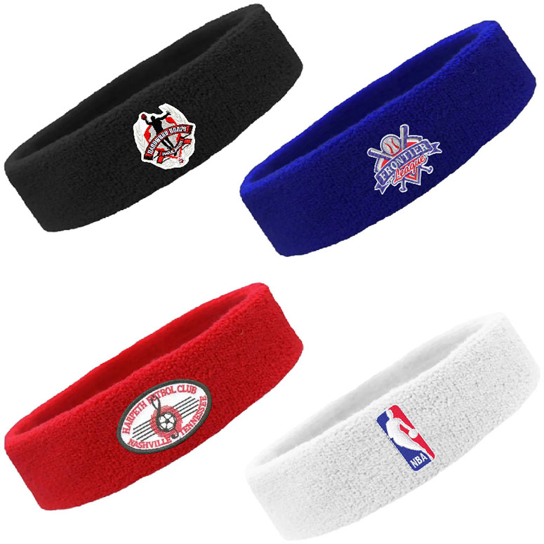 Bulk Custom Sweatbands & Headbands from $3.99