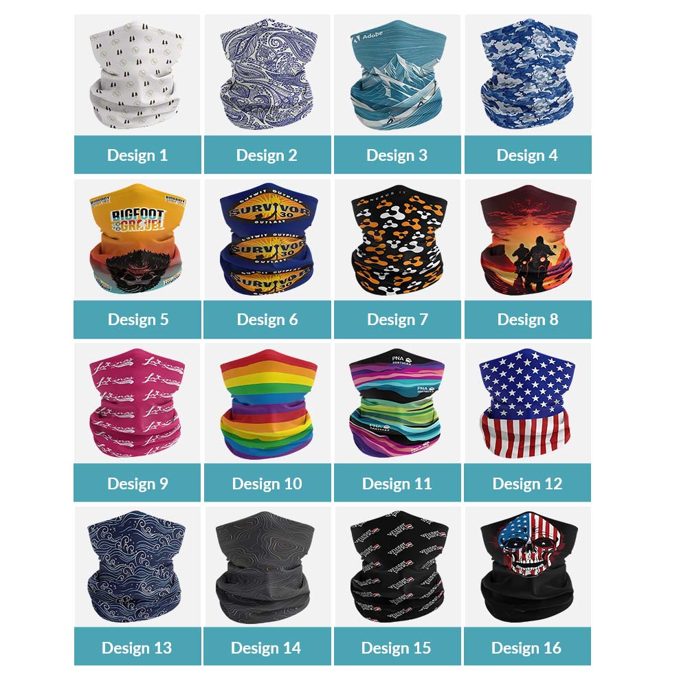 Custom Neck Gaiter Supplier with Fast Shipping | 4inBandana™